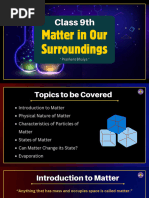 Matter in Our Surroundings (Prashant Kirad) | PDF | Evaporation | Latent Heat