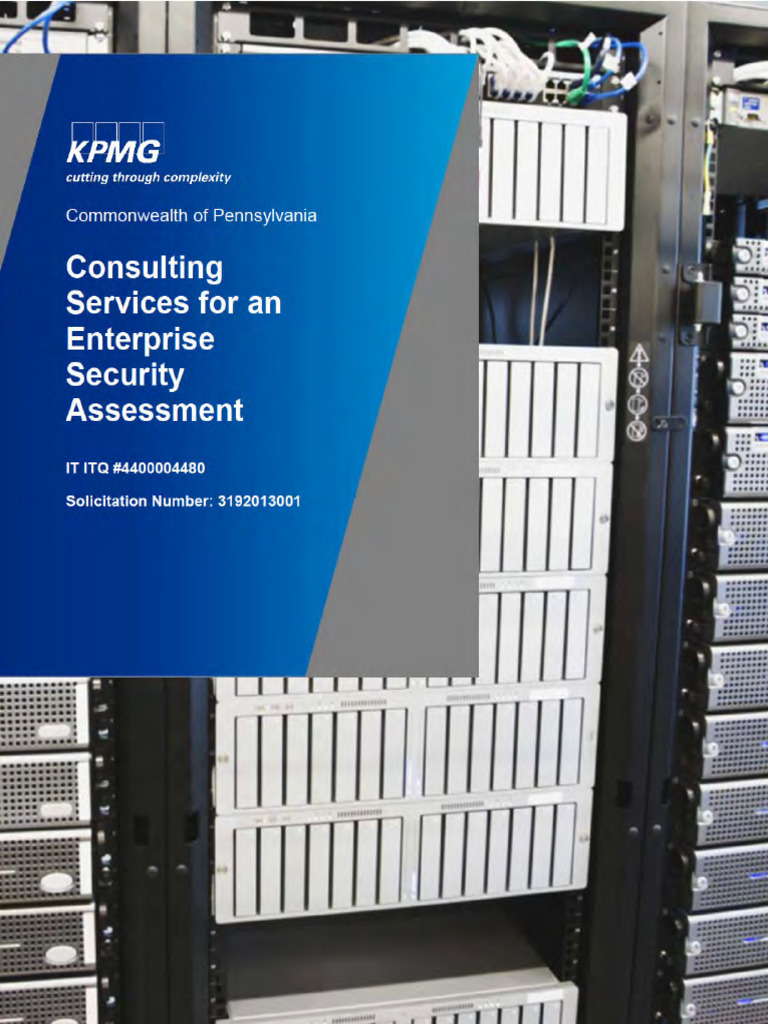 KPMG Enterprise Security Assessment Proposal Final 04102013 - Redacted | PDF | Computer Security ...