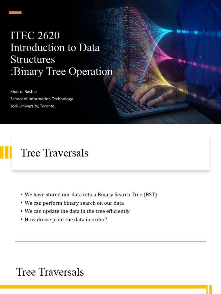 Lecture 06 Binary Tree Operation Pdf Theoretical Computer Science Algorithms