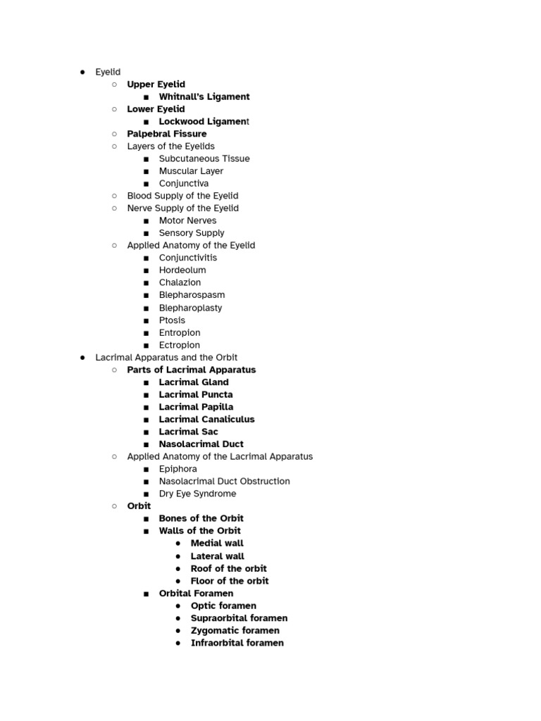 Eye & Orbit | Download Free PDF | Human Eye | Visual System