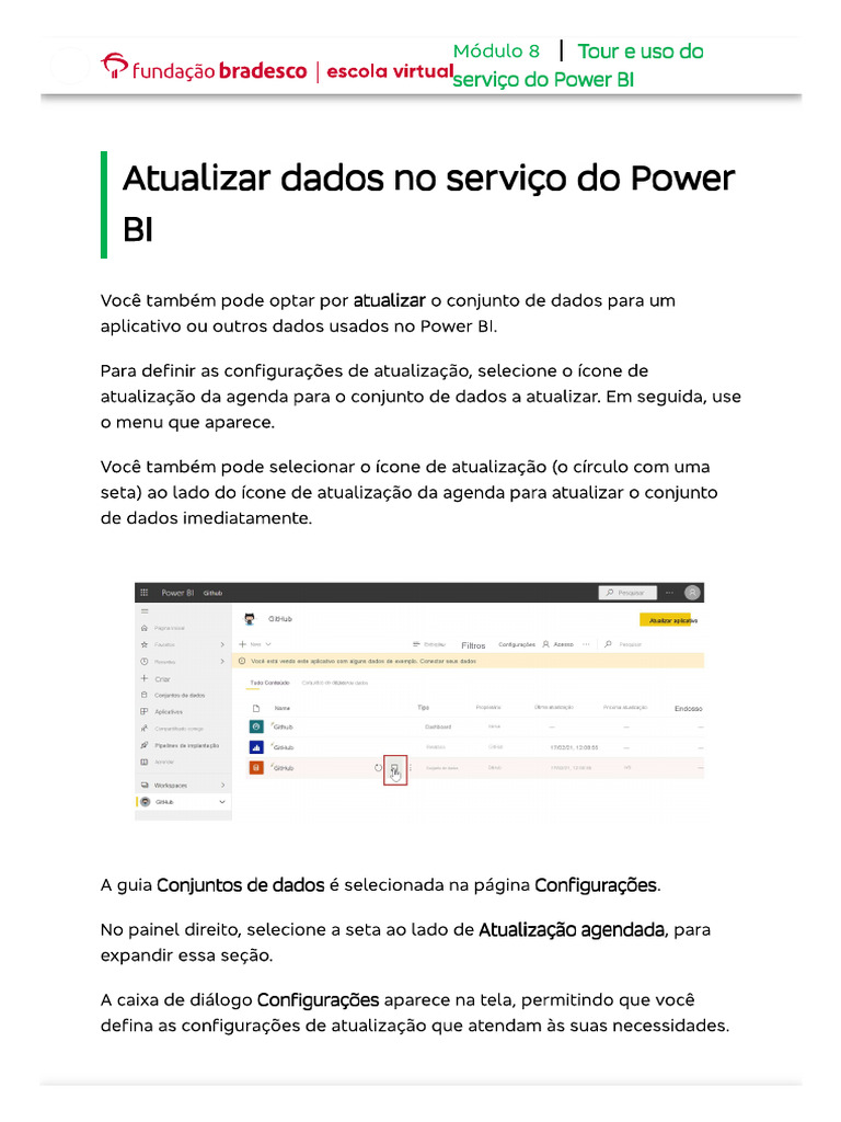 Módulo 8 - Aula 03 (Tour No Power Bi) | PDF