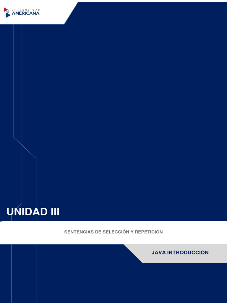 U3 Java-1 | PDF | Java (lenguaje de programación) | Ascii