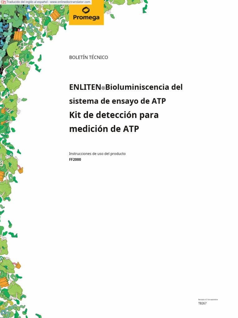 ENLITEN ATP Assay System Bioluminescence Detection Kit For ATP ...