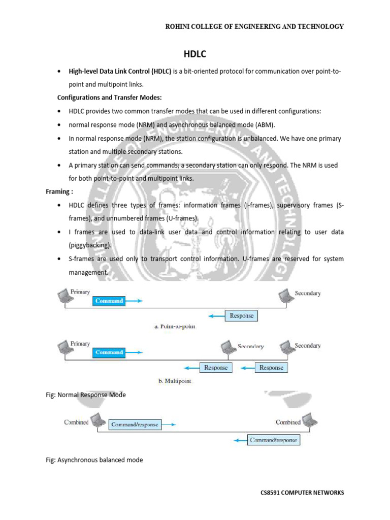 Hdlc Pdf Network Protocols Internet Standards