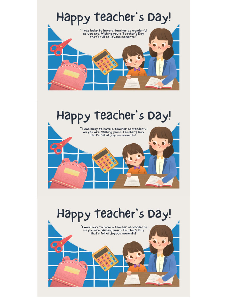 Teacher Day | PDF