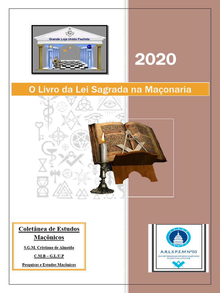 E - Book O Livro Da Lei Sagrada Na MaÃ Onaria | PDF | Maçonaria | Loja ...