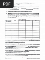 Essentiality Certificate | PDF | Hospital | Patient