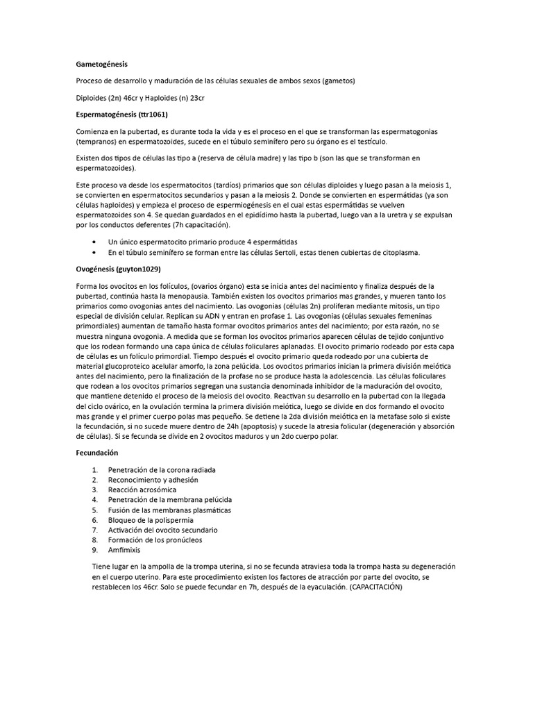 Morfo Resumen Par1 | PDF | Biología Celular | Morfología (biología)