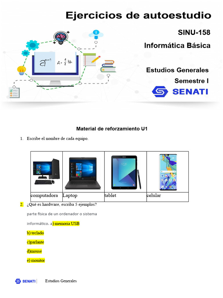 Informatica 1 | PDF | Informática