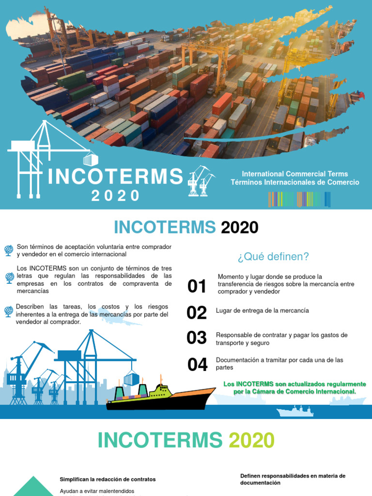 Guía Completa de INCOTERMS 2020 | PDF | Economias | Comercio