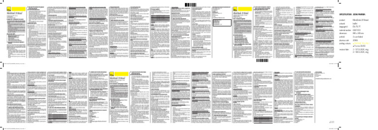 Nifedi-Denk 20 Retard Patient Leaflet | PDF | Medical Specialties ...