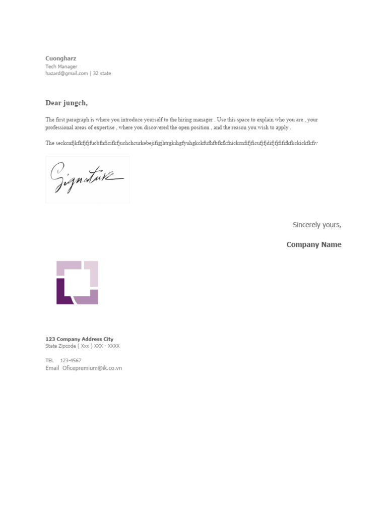 Cover Letter Writing Guide | PDF