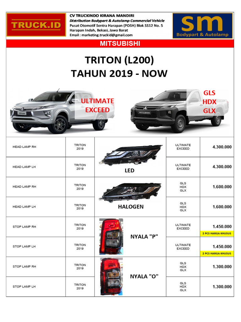 TRD 2022 - DC Pickup | PDF | Private Transport | Commercial Vehicles