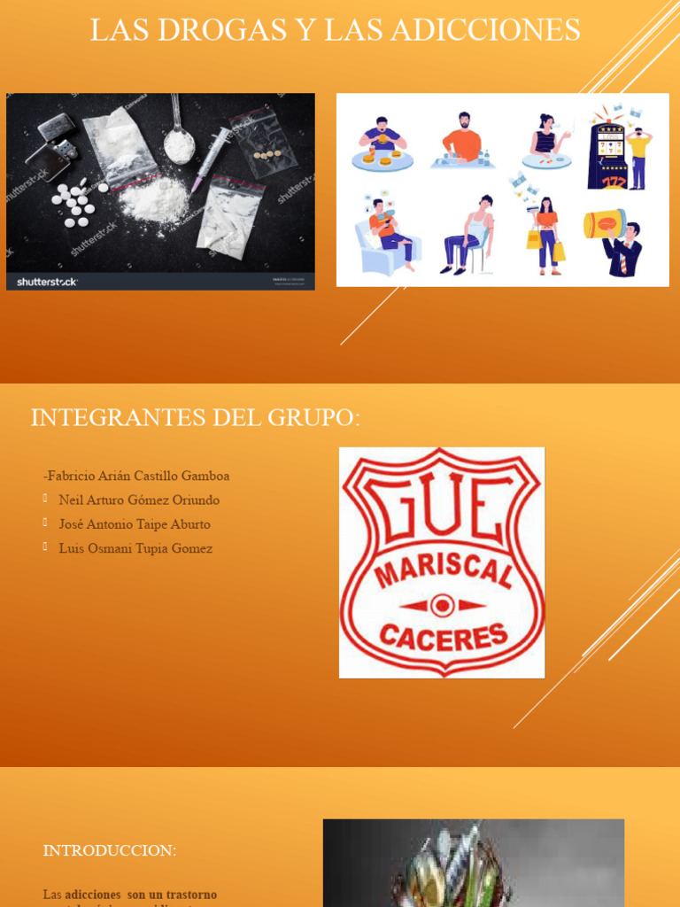 Las Drogas Y Las Adicciones Pdf Cannabis Droga Drogas