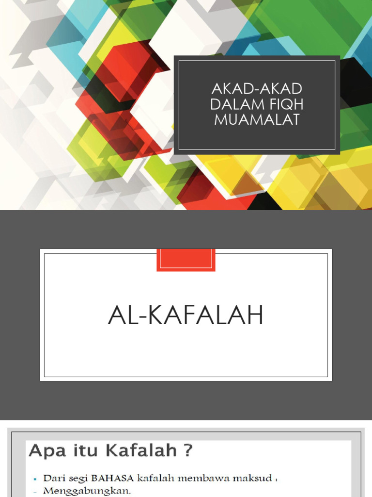 Akad-Akad Syariah Dalam Fiqh Muamalat | PDF