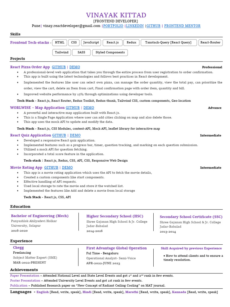 Vinayak Kittad Pdf Application Software Hypertext