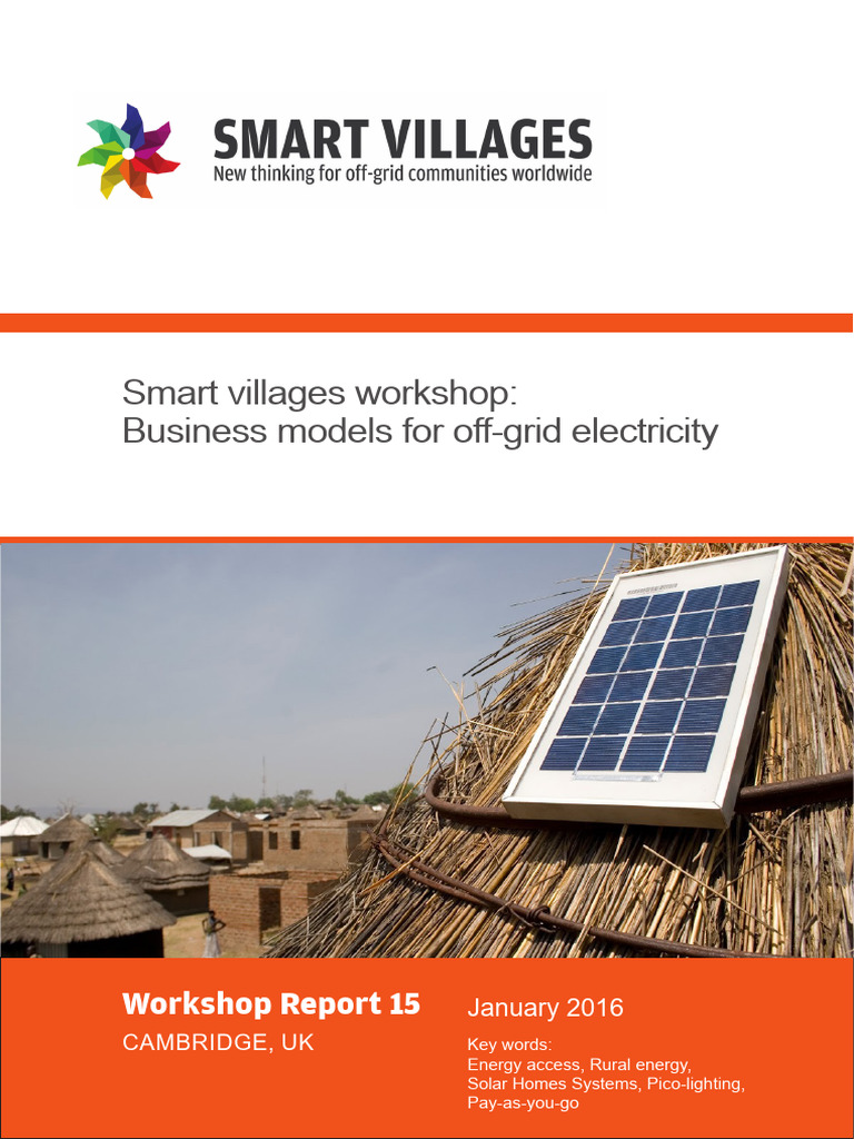 WR15-Smart-Villages-Forward-Look-Workshop-Business-Models | PDF | Off ...