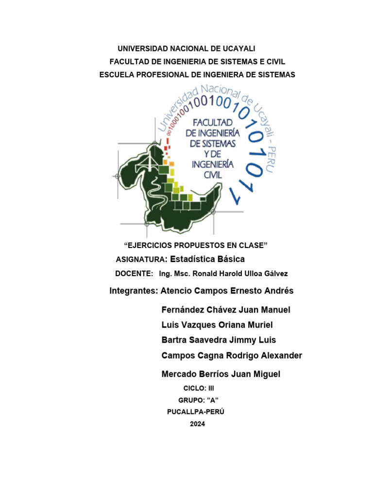 Trabajo Grupal Ejercicios E.B | PDF | Informática