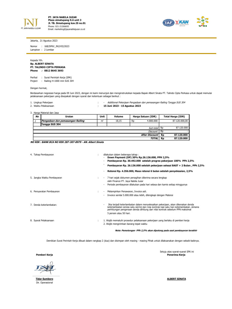 Additional Railing SUS | PDF