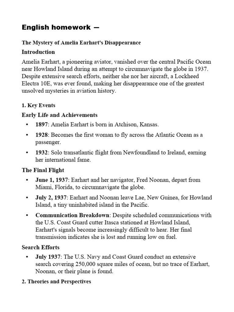 English Homework | PDF | Aviation