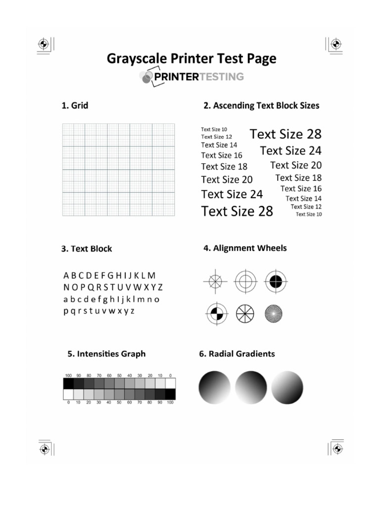 BW PrinterTesting | PDF