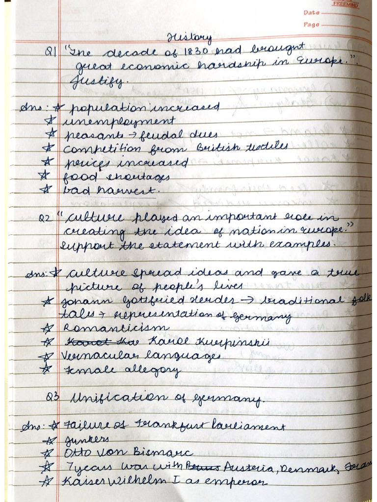 History Full Syllabus Quick Revision Class 10 | PDF