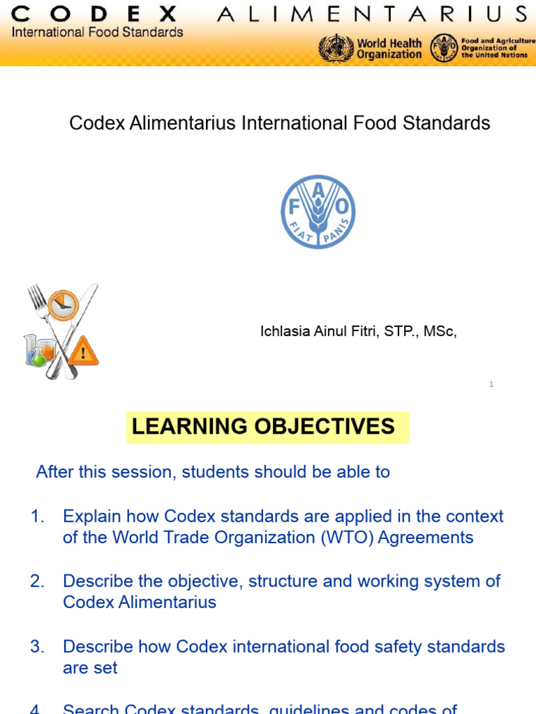 Codex Alimentarius International Food Standards - Iaf | PDF | Food ...