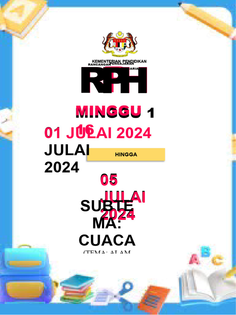 RPH MINGGU 16 2024 (isnin) | PDF | Cognition | Learning