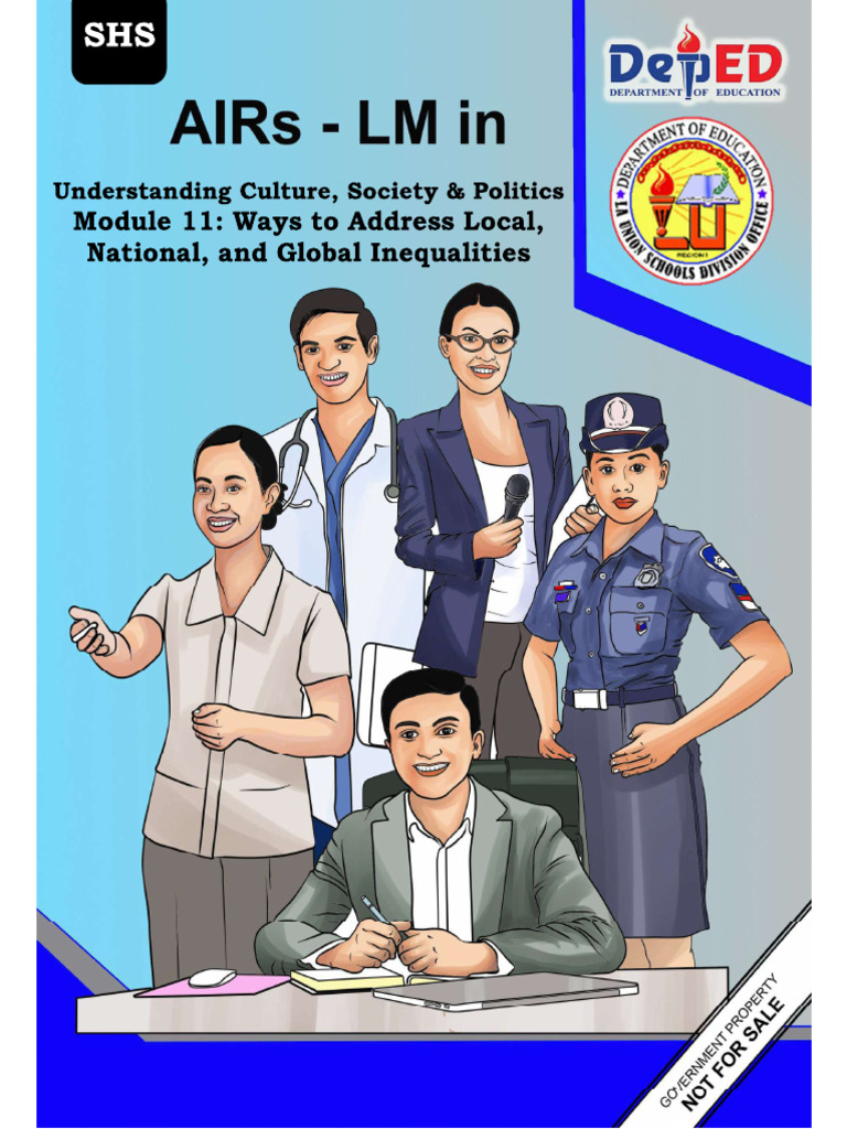 UCSP Q2 Module 11 Ways To Address Local | PDF | Social Inequality | Discrimination & Race Relations