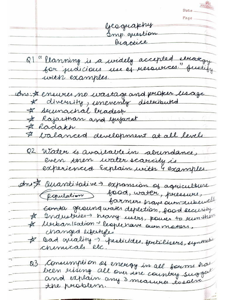 Geography quick revision | PDF