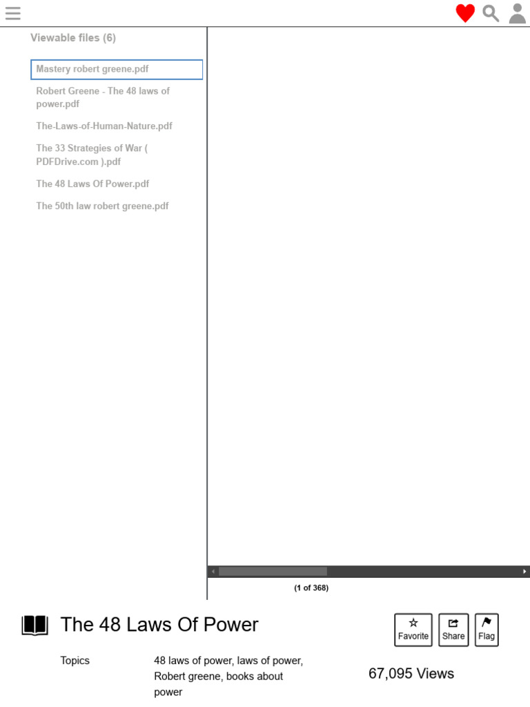 The 48 Laws of Power - Free Download, Borrow, and Streaming - Internet Archive | PDF | Optical ...