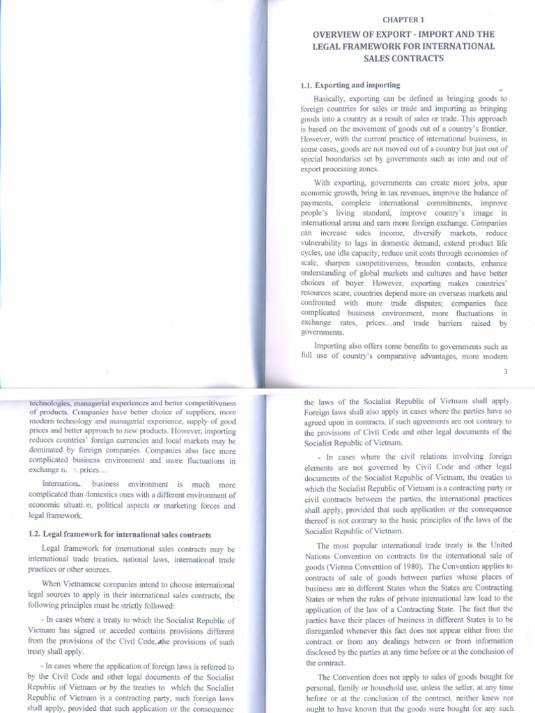 Chapter 1 - Overview and Incoterms 2020 | PDF