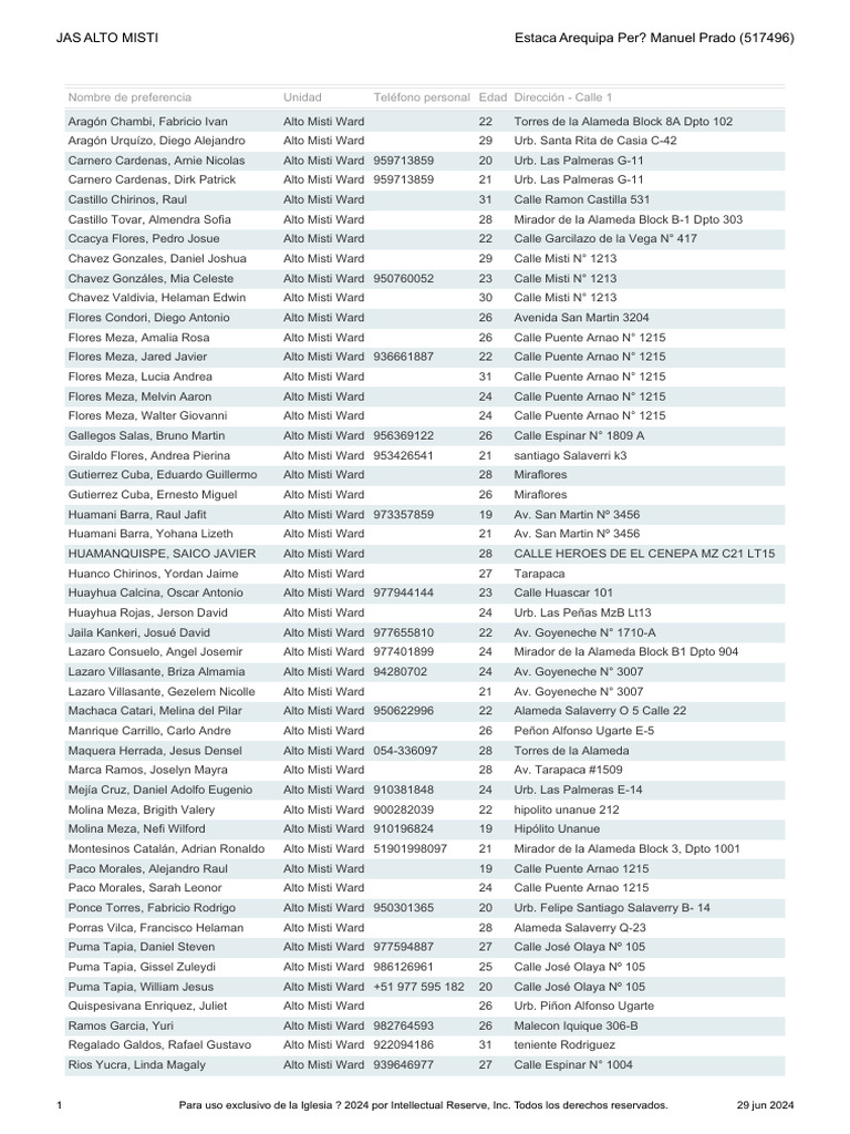 Jas Alto Misti | PDF | Perú