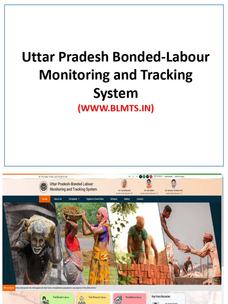 Uttar Pradesh Bonded Labour Tracking System | PDF | Finance & Money ...