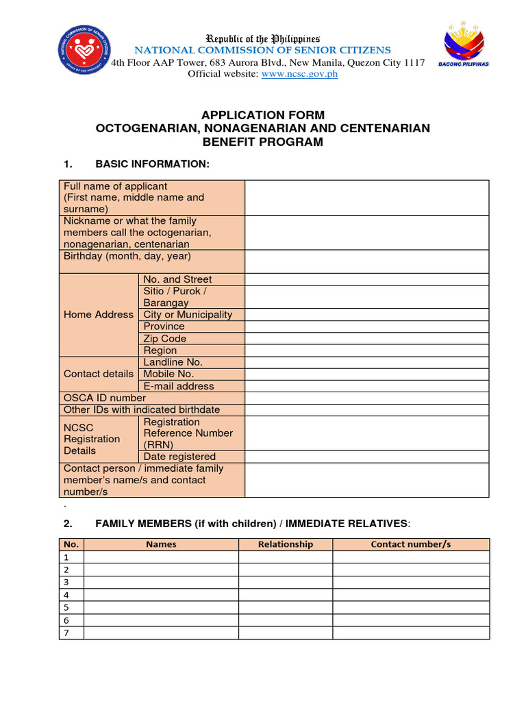 NCSC - Application Form - As of May 09, 2024 | PDF | Government And ...