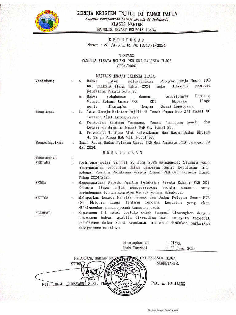 SK Panitia Wisata Rohani | PDF