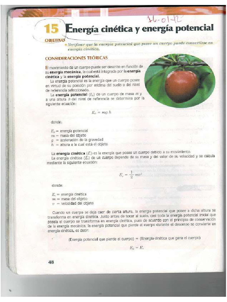 Energia Cinetica y Potencial | PDF