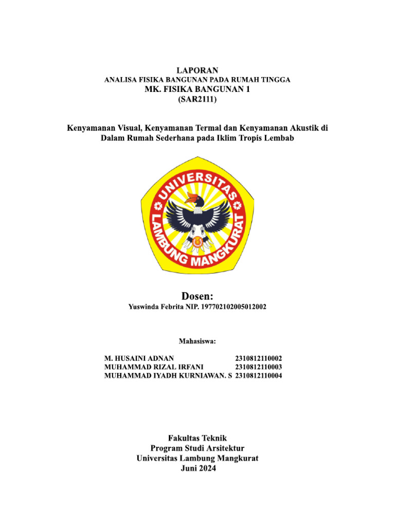 Fisbang Tugas 2 Laporan Praktikum Kelompok 1 | PDF
