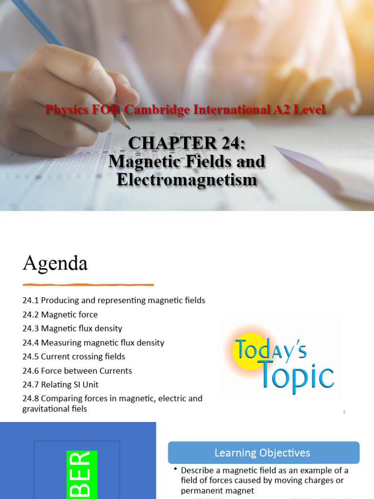 chapter 24 Magnetic Fields and Electromagnetism | Download Free PDF | Magnetic Field | Magnetism
