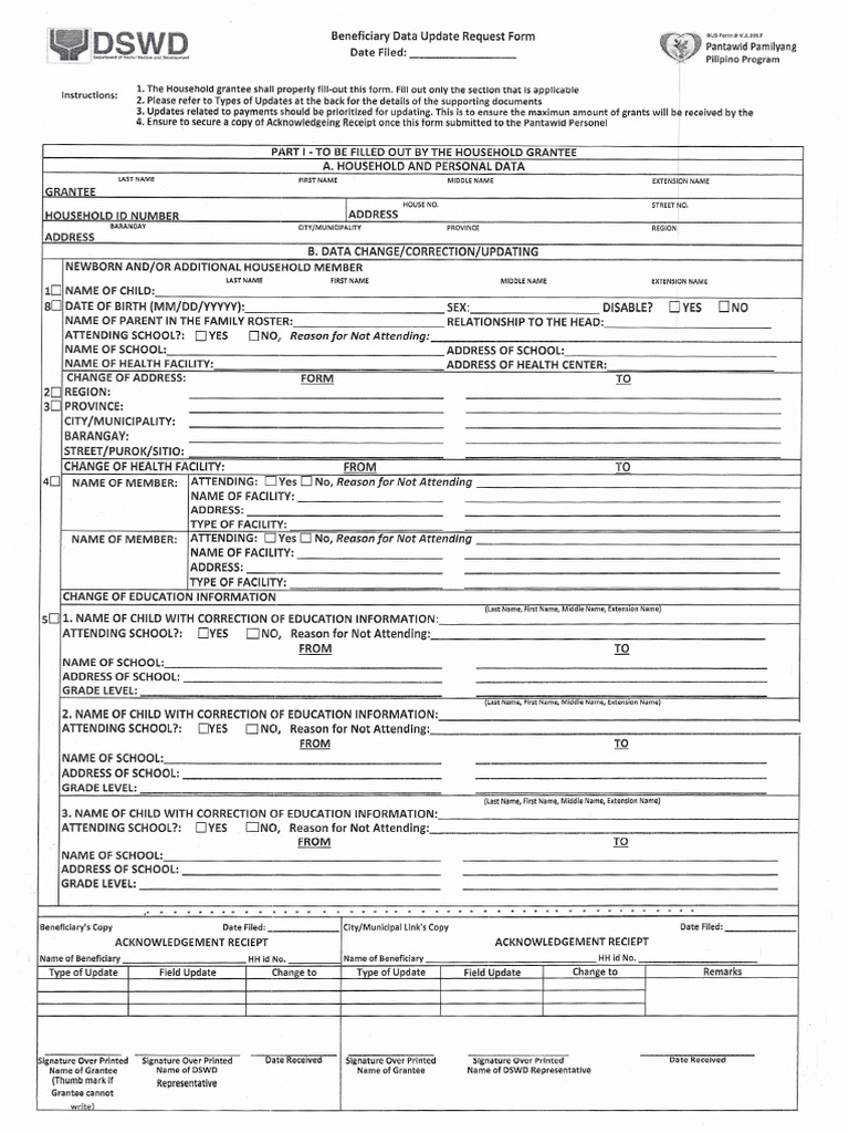 update-forms-1 | PDF | Social Institutions | Document