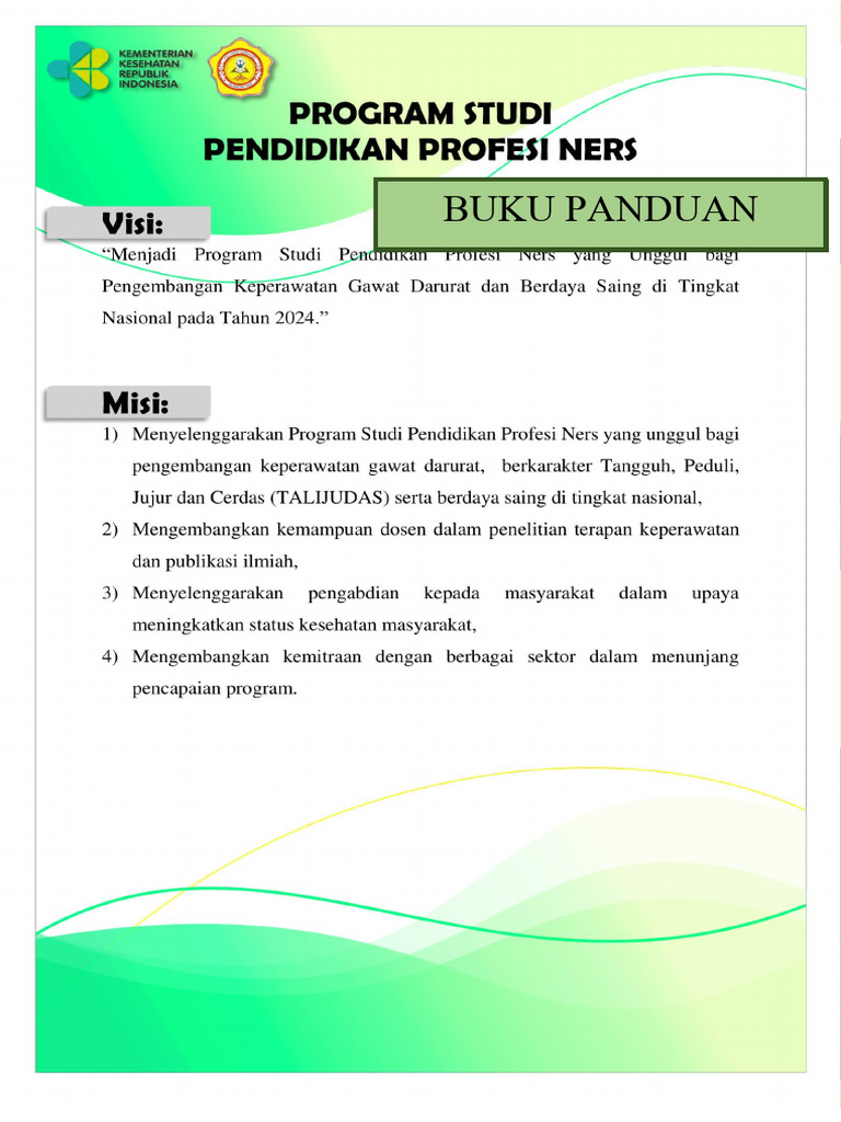 Panduan Soca Ners Angkatan Ix Prodi Ners (Puskesmas) | PDF | Kesehatan Holistik | Sains & Matematika