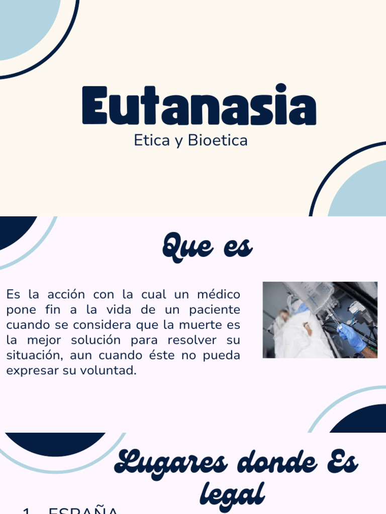 eutanasia | PDF | Muerte | Cuidado de la salud