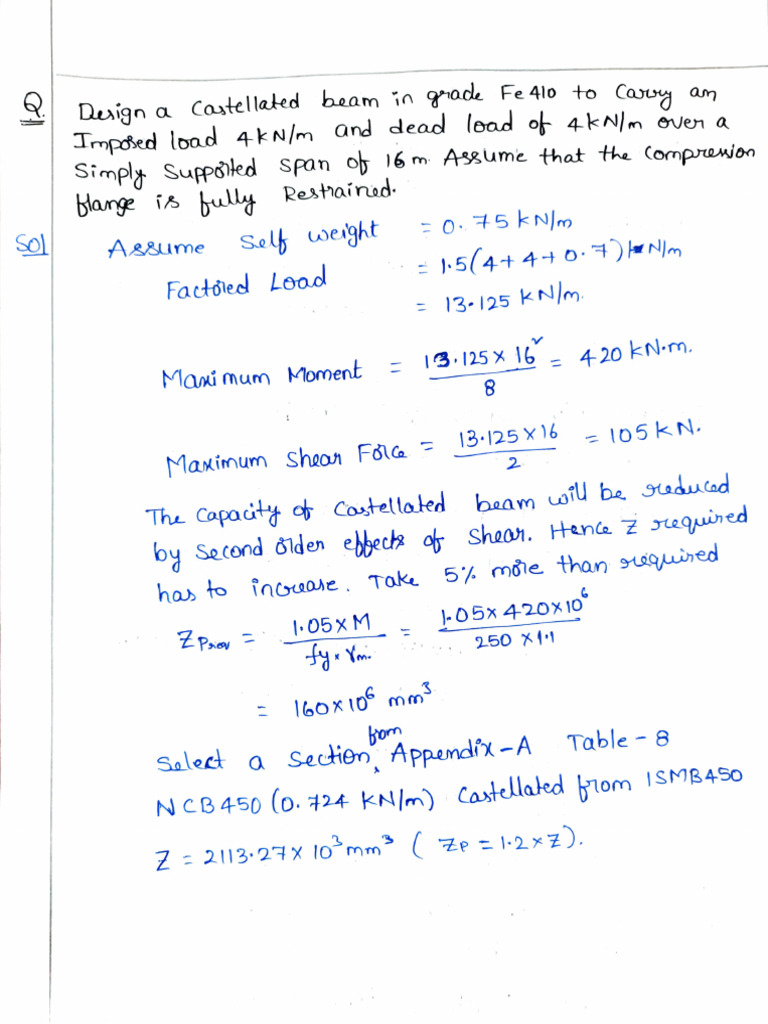Castellated Beam Manual | PDF