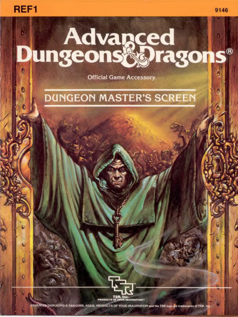 REF1 DM Screen - Text | PDF | D20 System | Gary Gygax Games