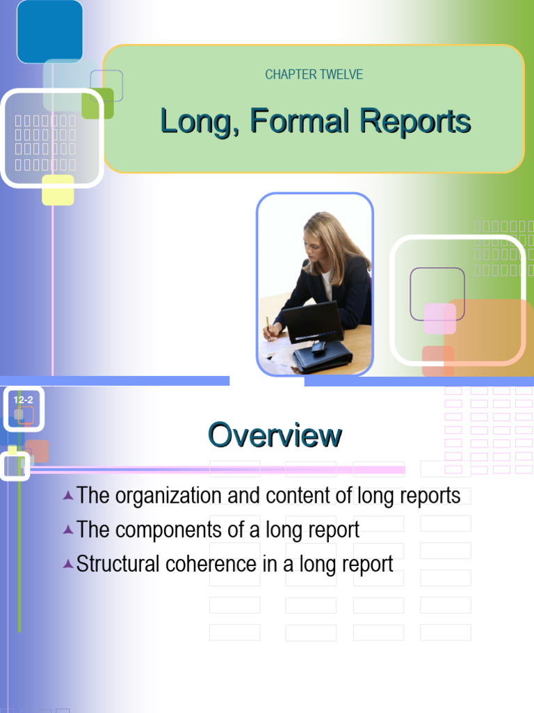 Chap012 - Long, Formal Reports | PDF | Greeks (Finance) | Car