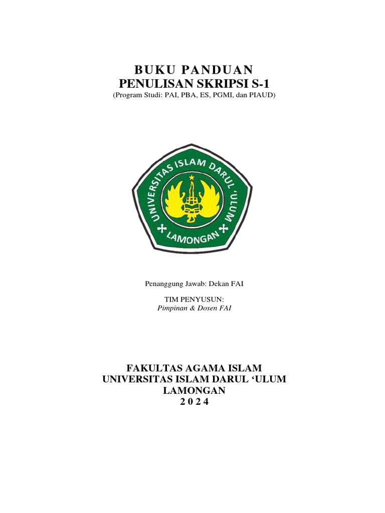 Buku Panduan Skripsi 2024 | PDF