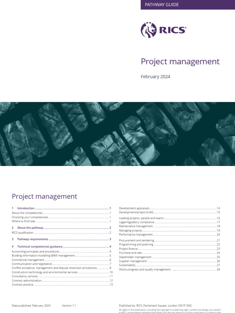 Project Management Pathway Guide Final February 2024 | Download Free ...