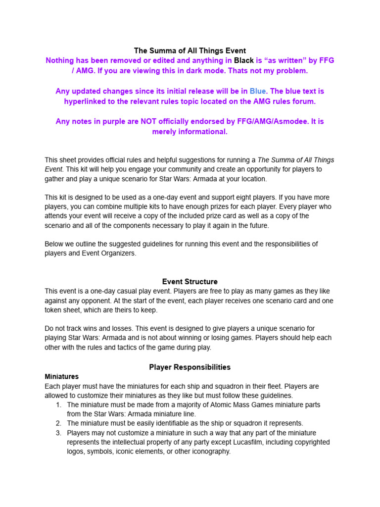 The Summa of All Things Event | PDF