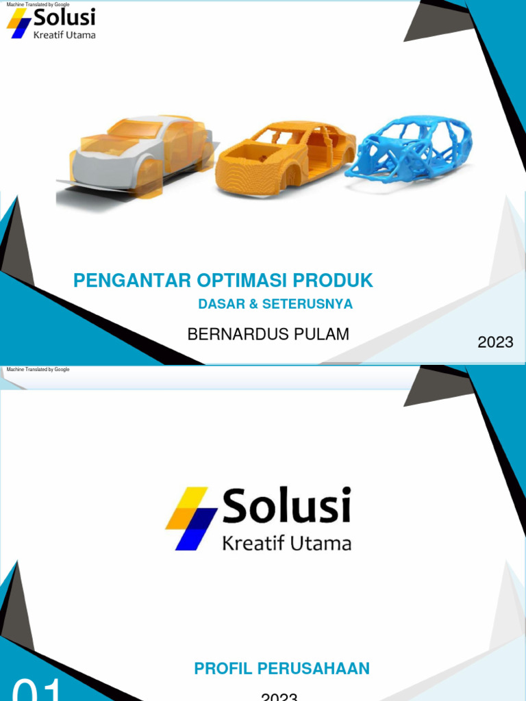 Introduction To Product Optimization (Sharing) | PDF