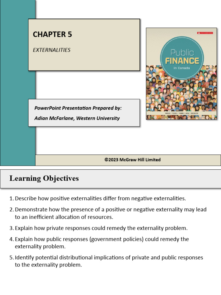 PublicFinance Slides Ch5 | PDF | Externality | Emissions Trading
